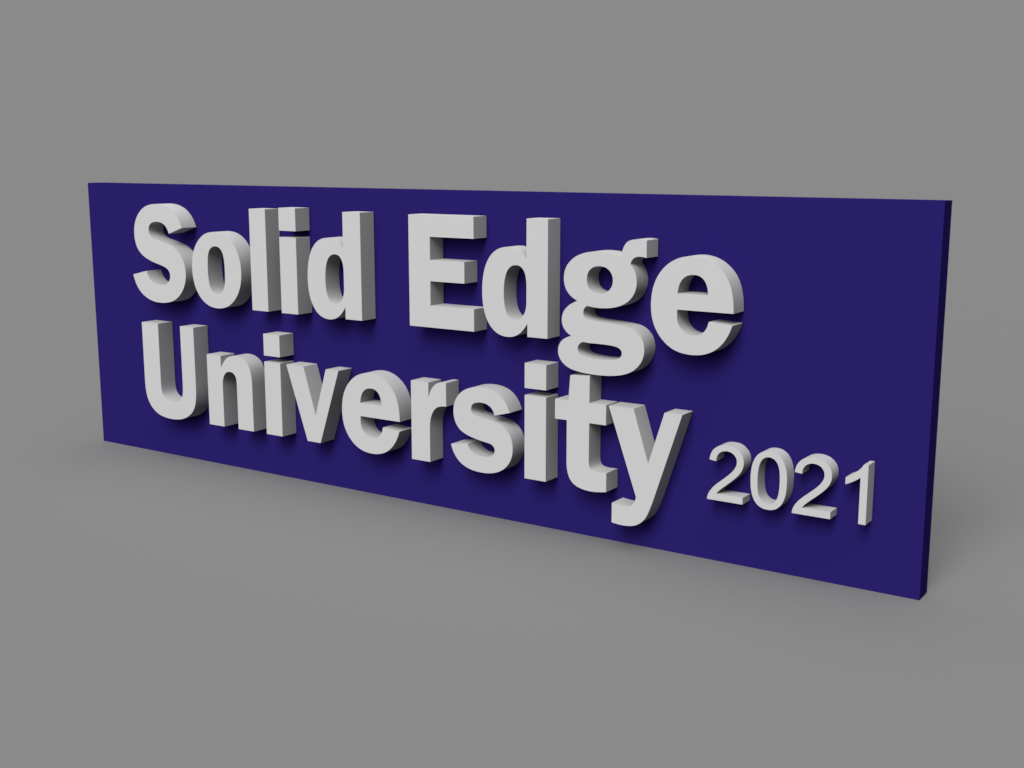 Solid Edge University 2021 Links