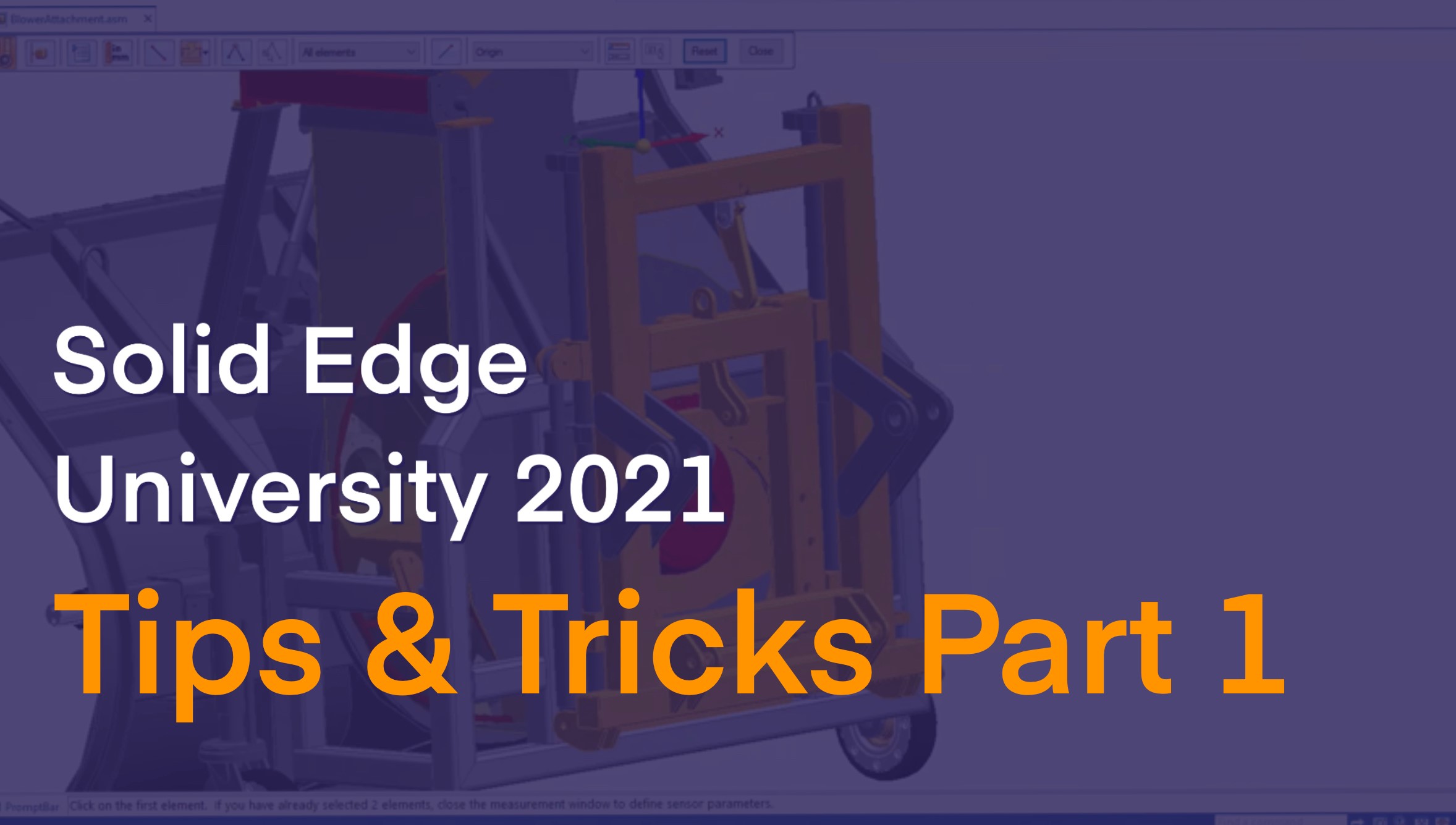 Solid Edge Tips and Tricks (SEU)