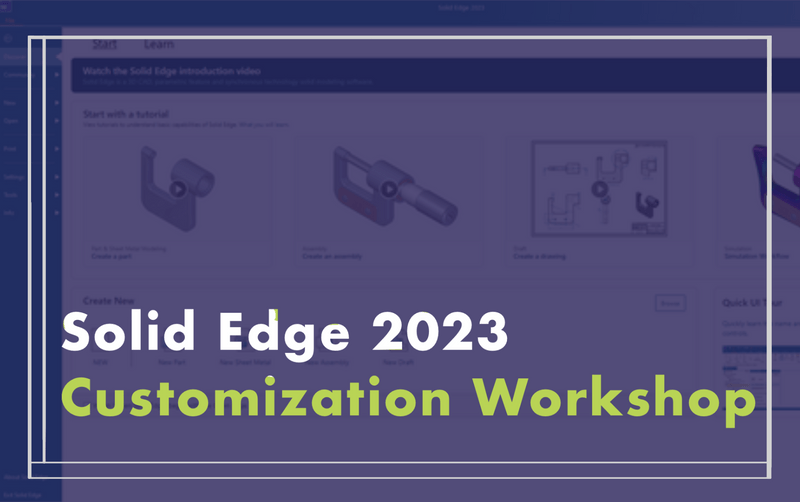 Solid Edge Weldment Workshop by Designfusion