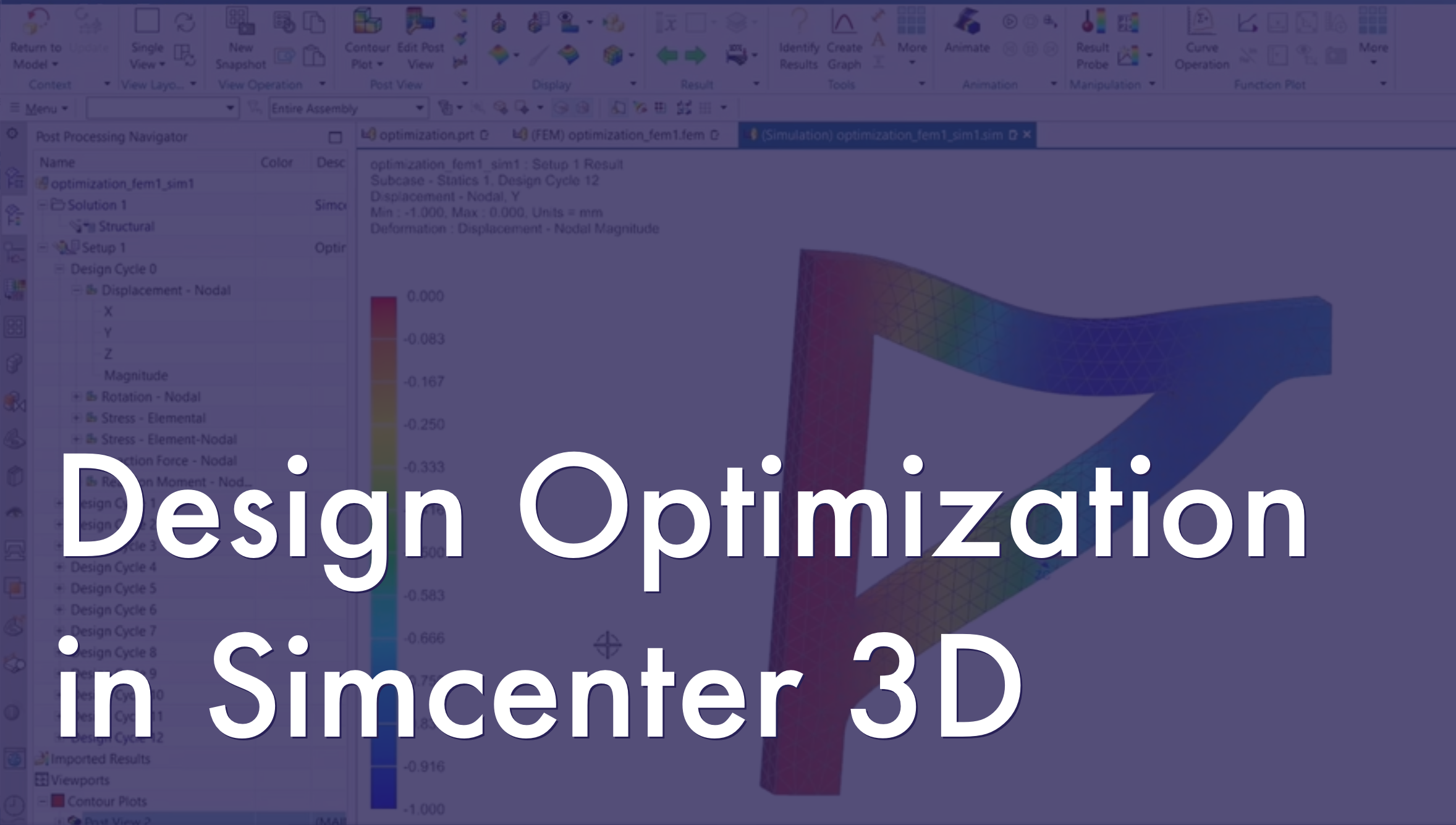 Design Optimization in Simcenter 3D