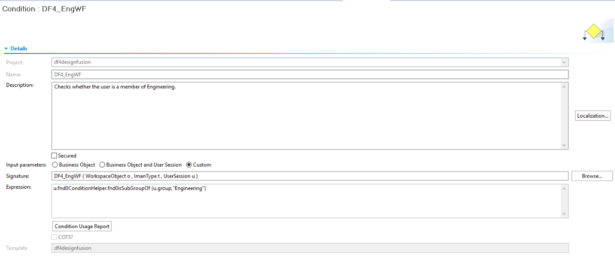 Workflow Template Filtering with Conditions