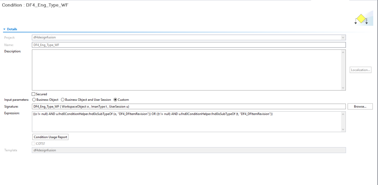 Workflow Template Filtering with Conditions
