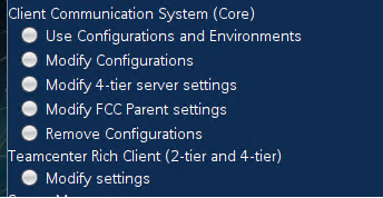 Configuring Teamcenter 4-tier connections on a client