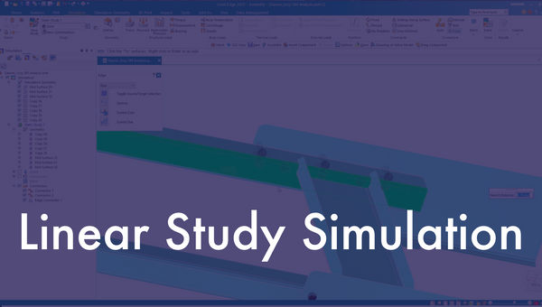 Linear Study Simulation in Solid Edge - Part 1