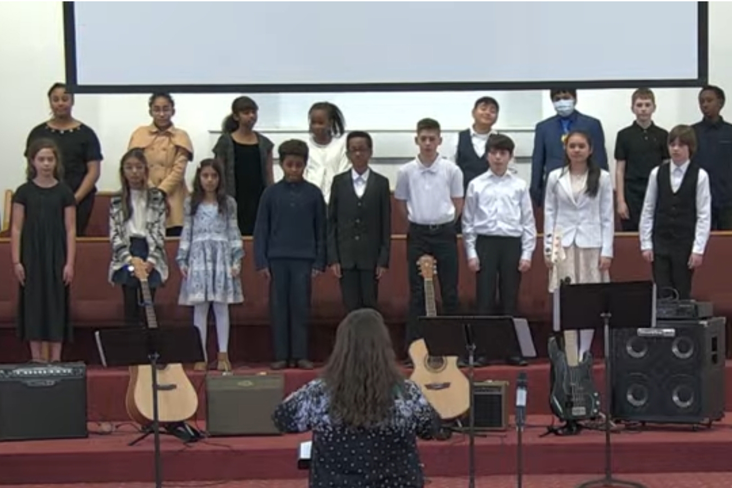 Elementary School Band & Choir Delight Concert Audience