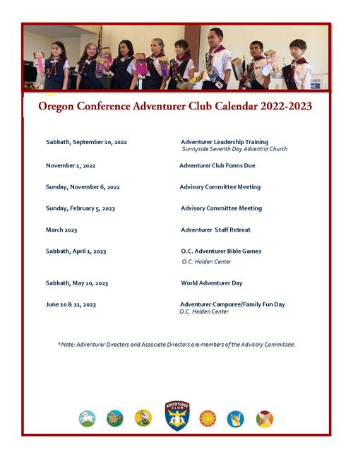 Adventurers | Oregon Conference of Seventh-day Adventists, Gladstone OR