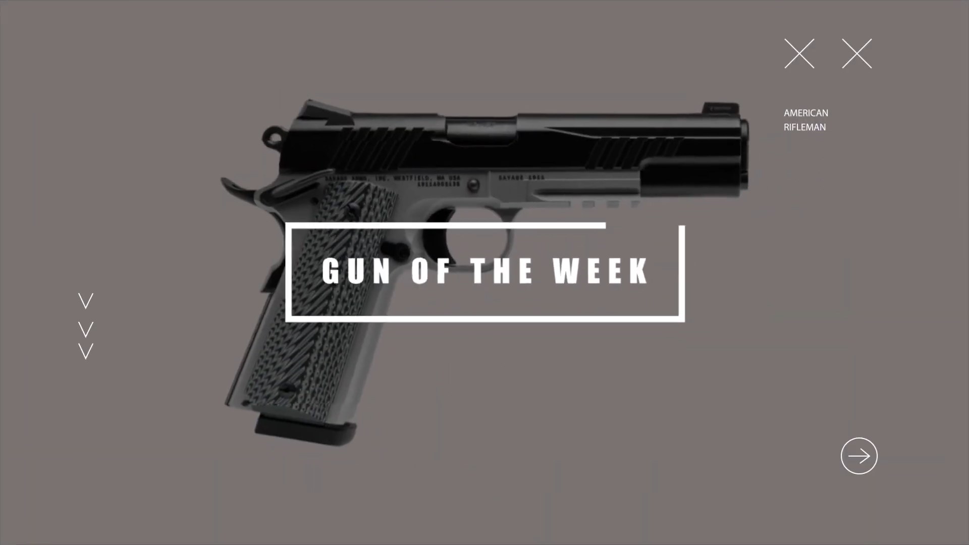 NRA Gun of the Week: Savage Arms 1911