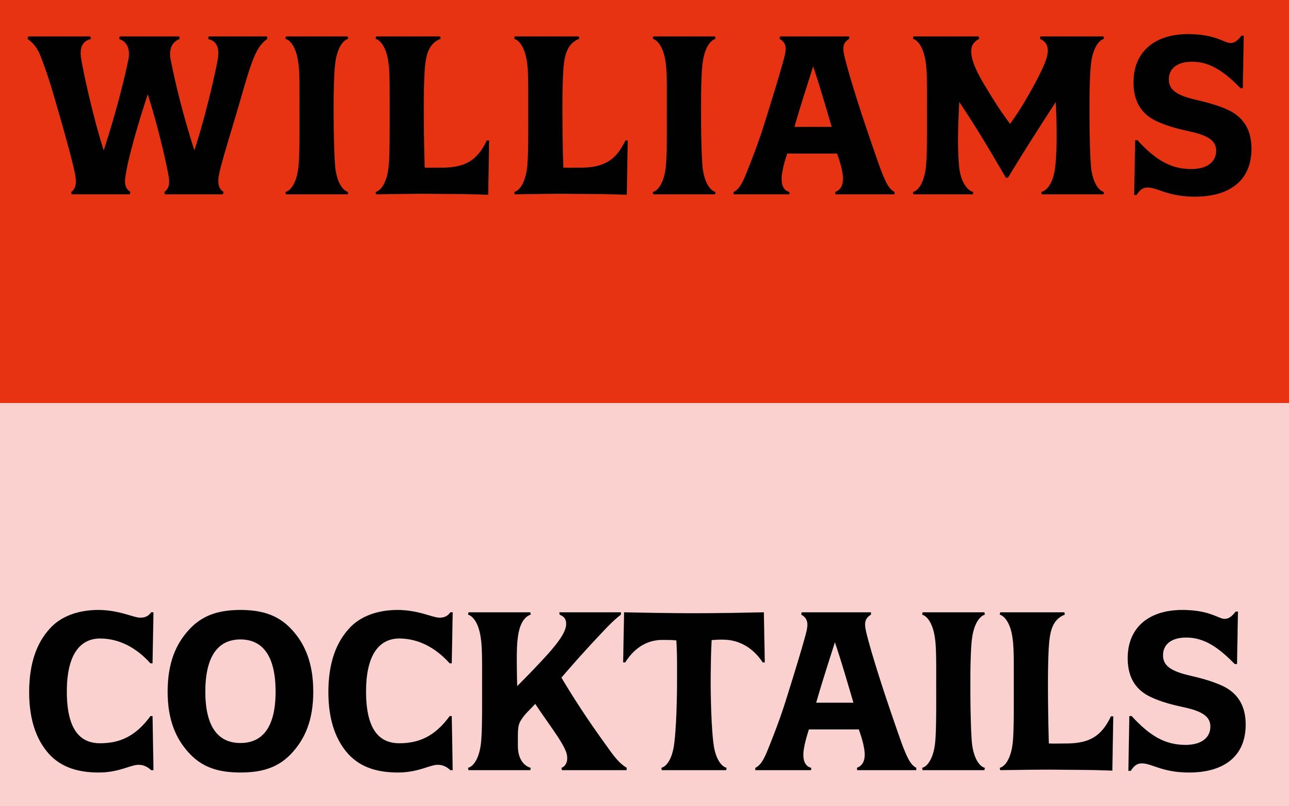 Williams Cocktails - Branding & Packaging