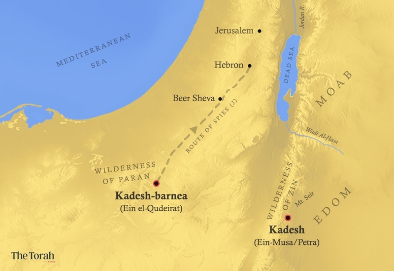 Solving the Problem of "Kadesh in the Wilderness of Paran" - TheTorah.com