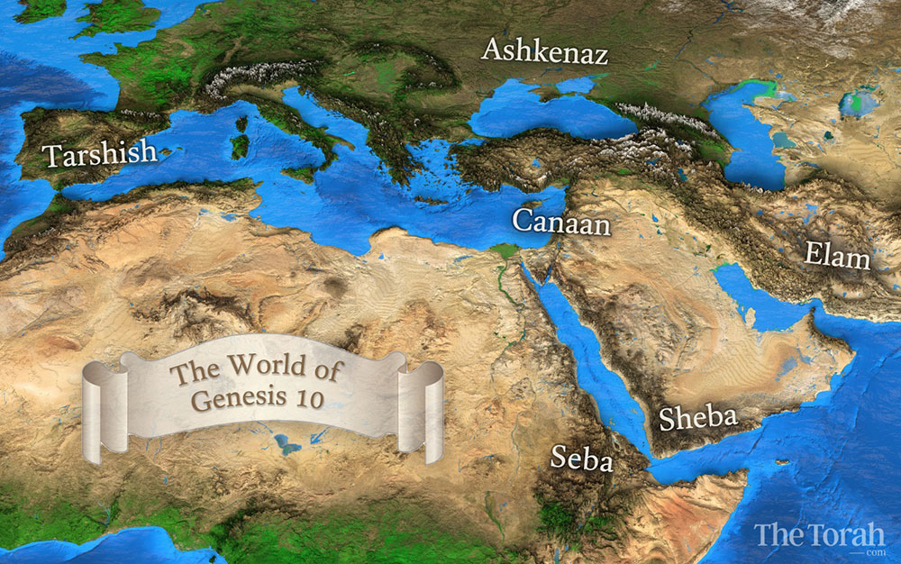 The Table Of Nations The Geography Of The World In Genesis 10 The Table Of Nations The Geography Of The World In Genesis 10