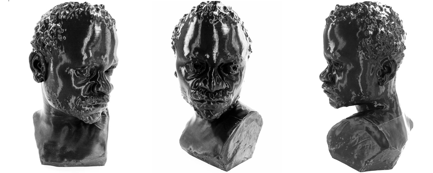 Large Chief Bokani 3D Print complete for Cardiff Museum | Fablab ...