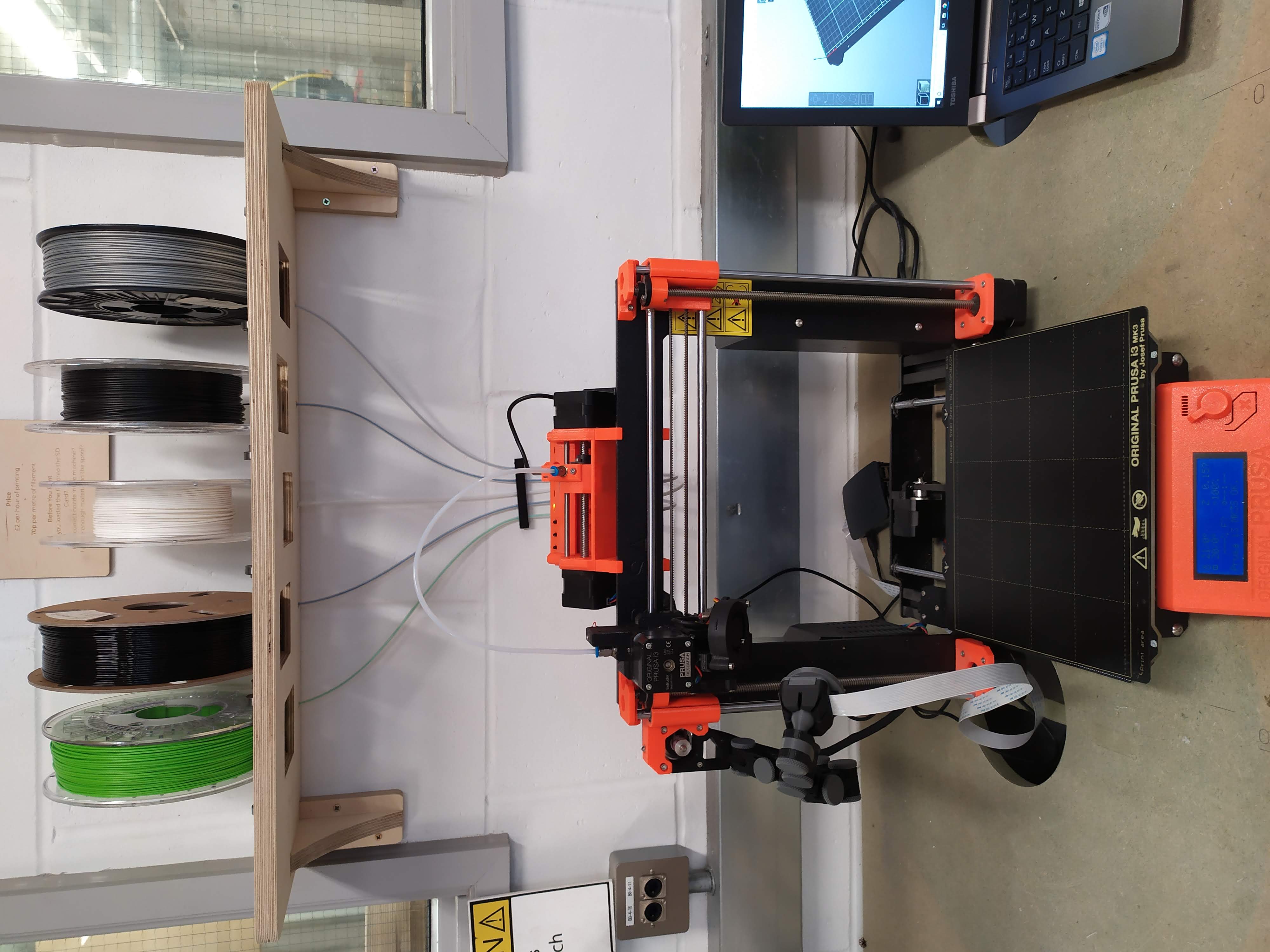 Redesigning our new Prusa multi-material set up | Fablab Cardiff News
