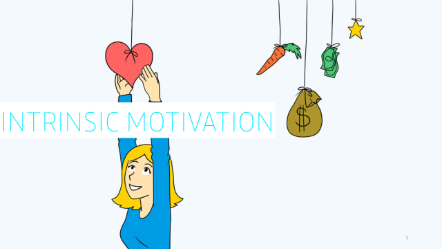 Intrinsic motivation and it's impact on your company's success