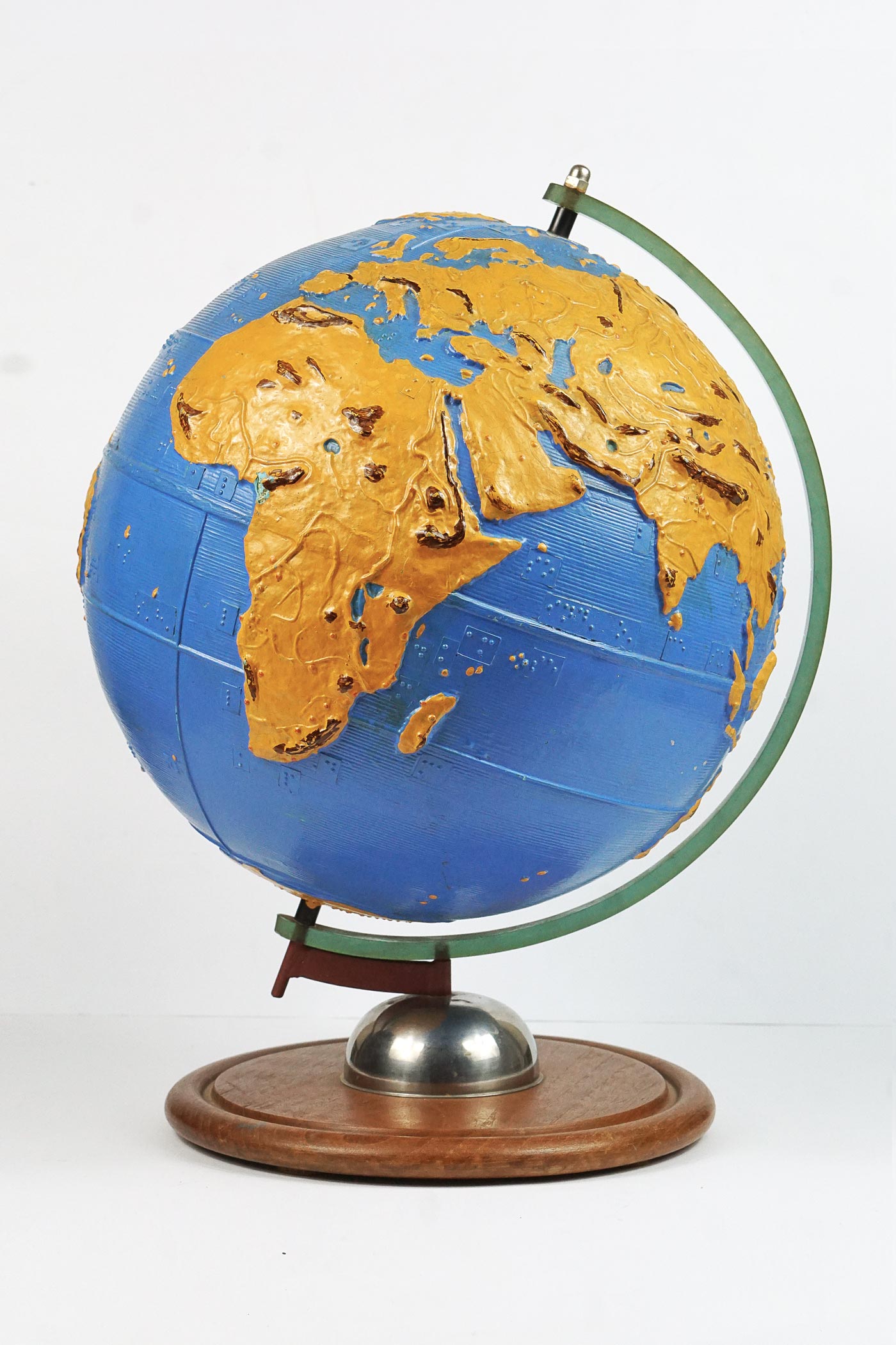 German Braille Globe, 1940-1950