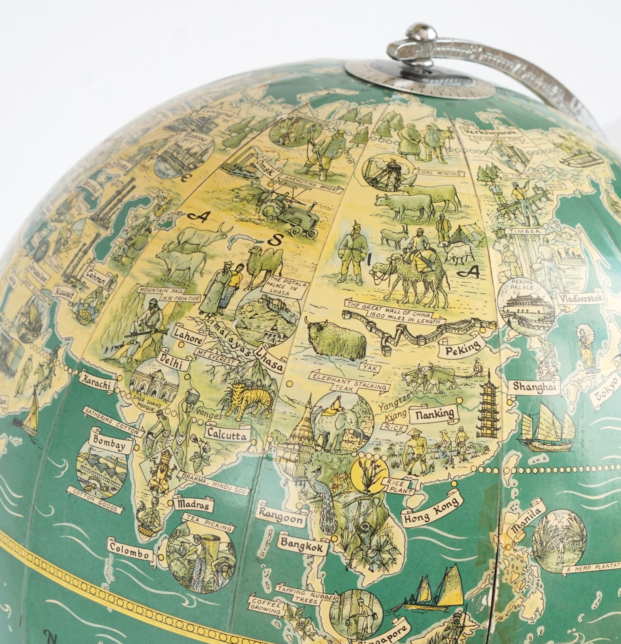 Philips' Pictorial Globe, c. 1958