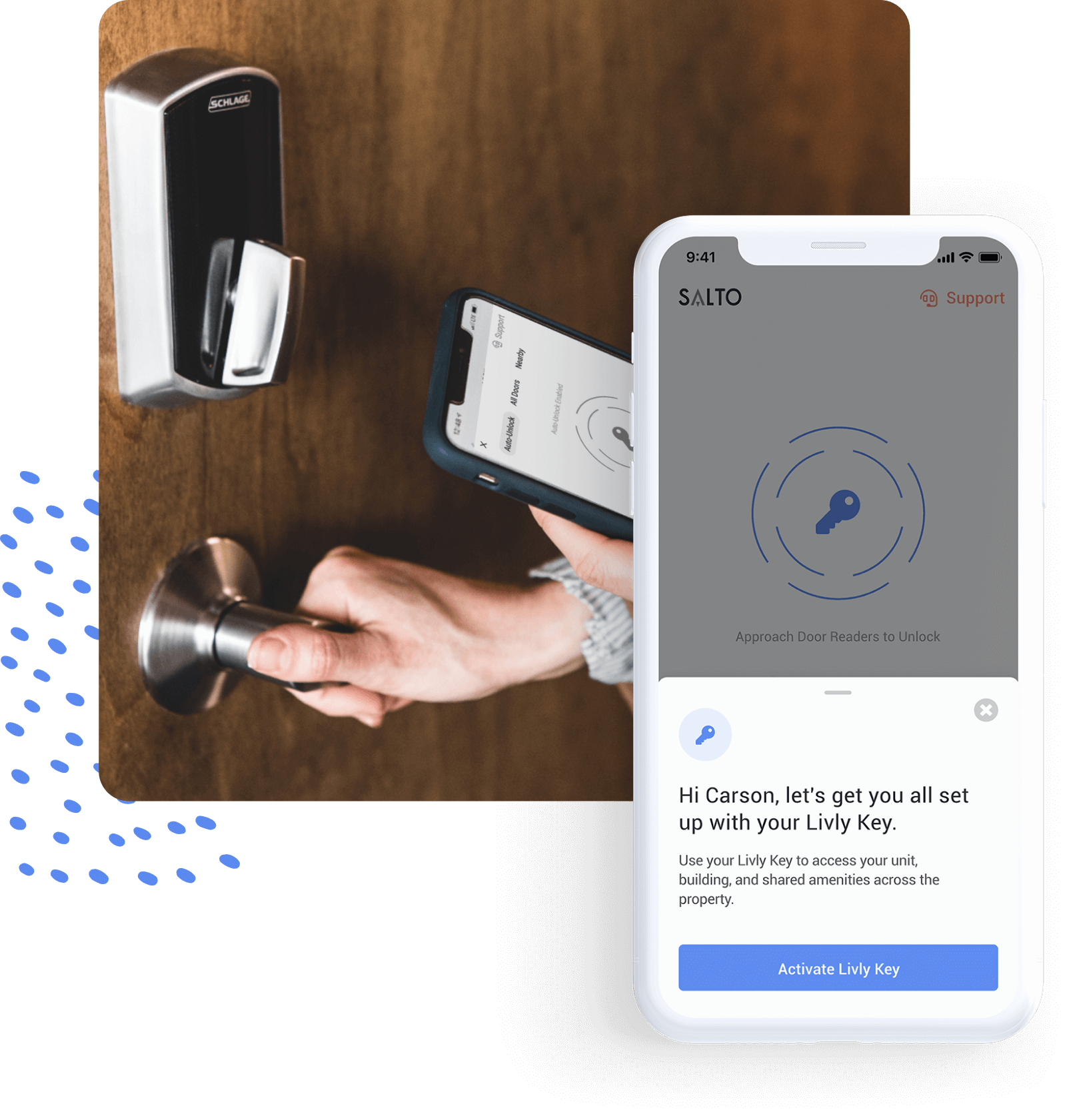 Secure smart access solutions for apartments