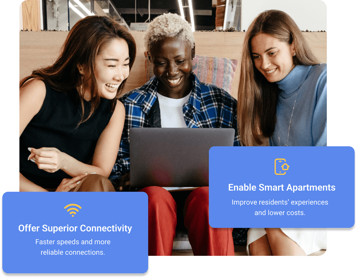 Secure smart access solutions for apartments