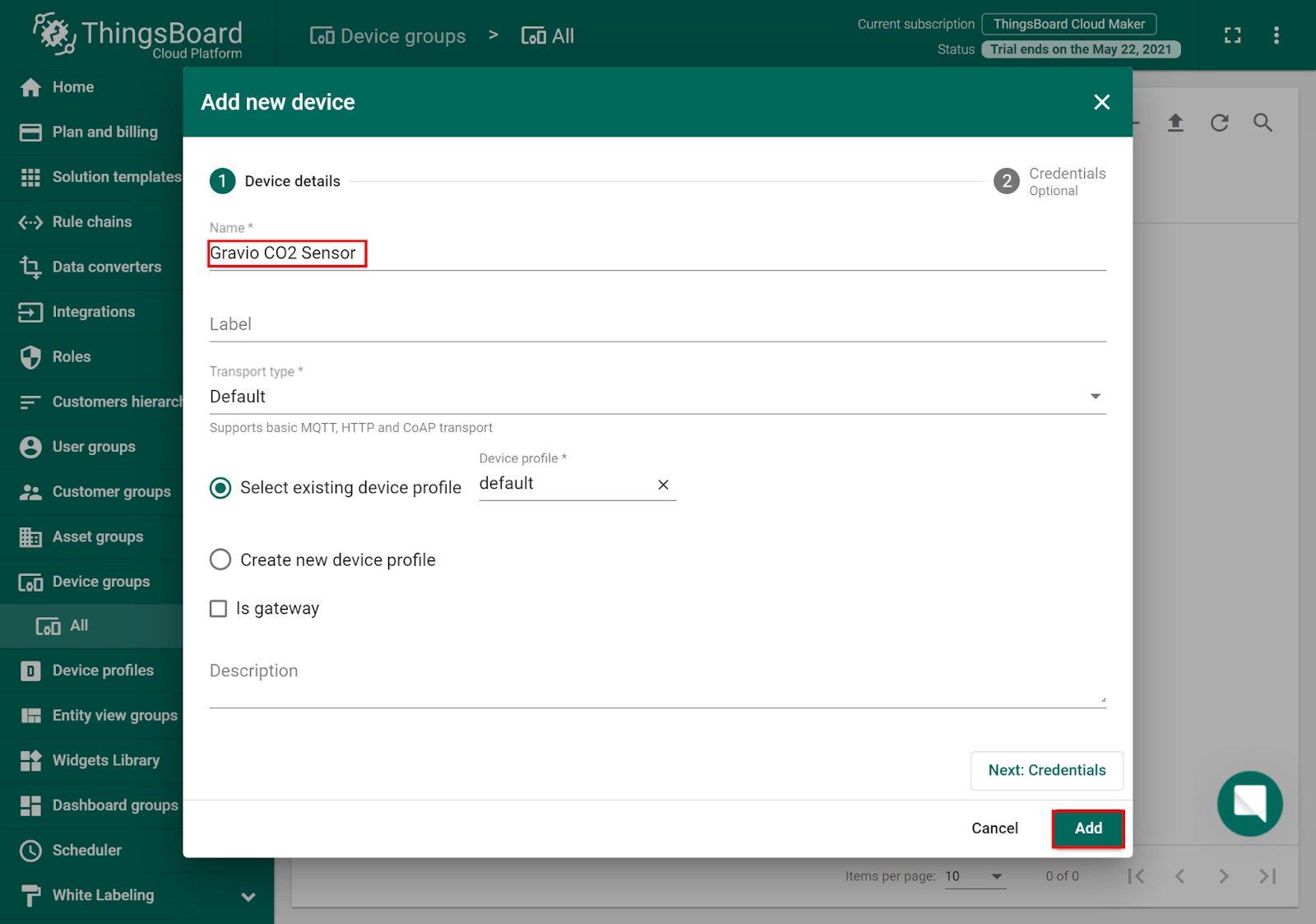 [Tutorial] Visualising IoT edge data on the ThingsBoard Platform