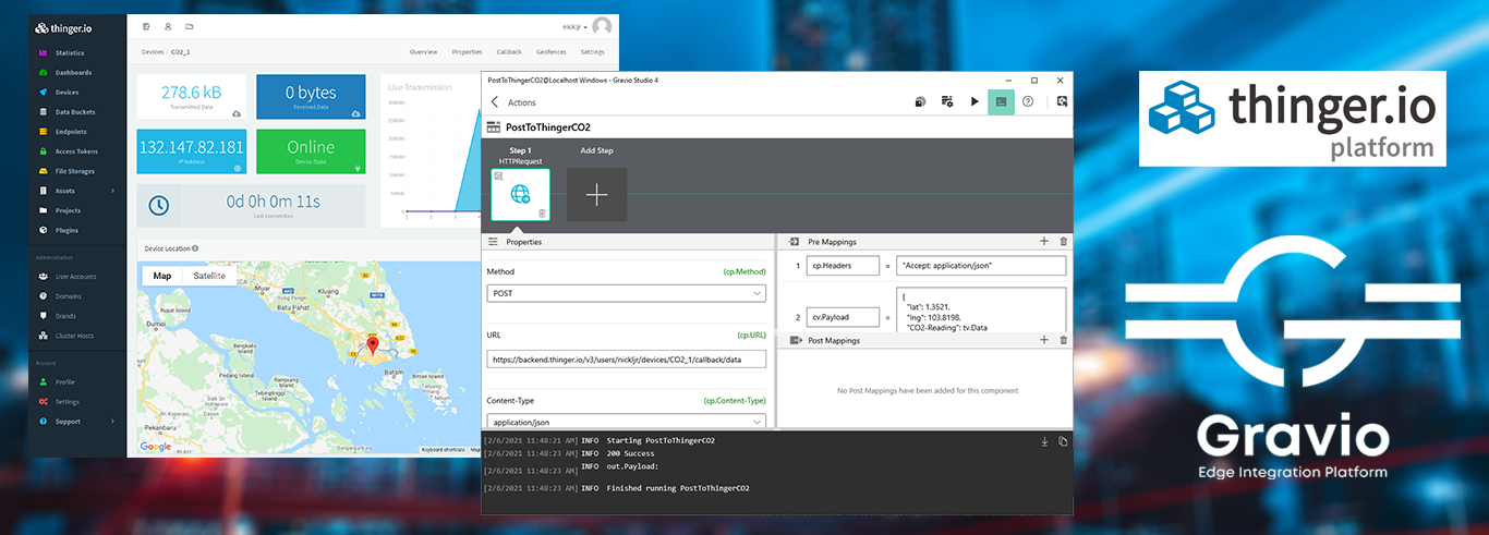 [Tutorial] Visualising IoT edge data on the Thinger Platform