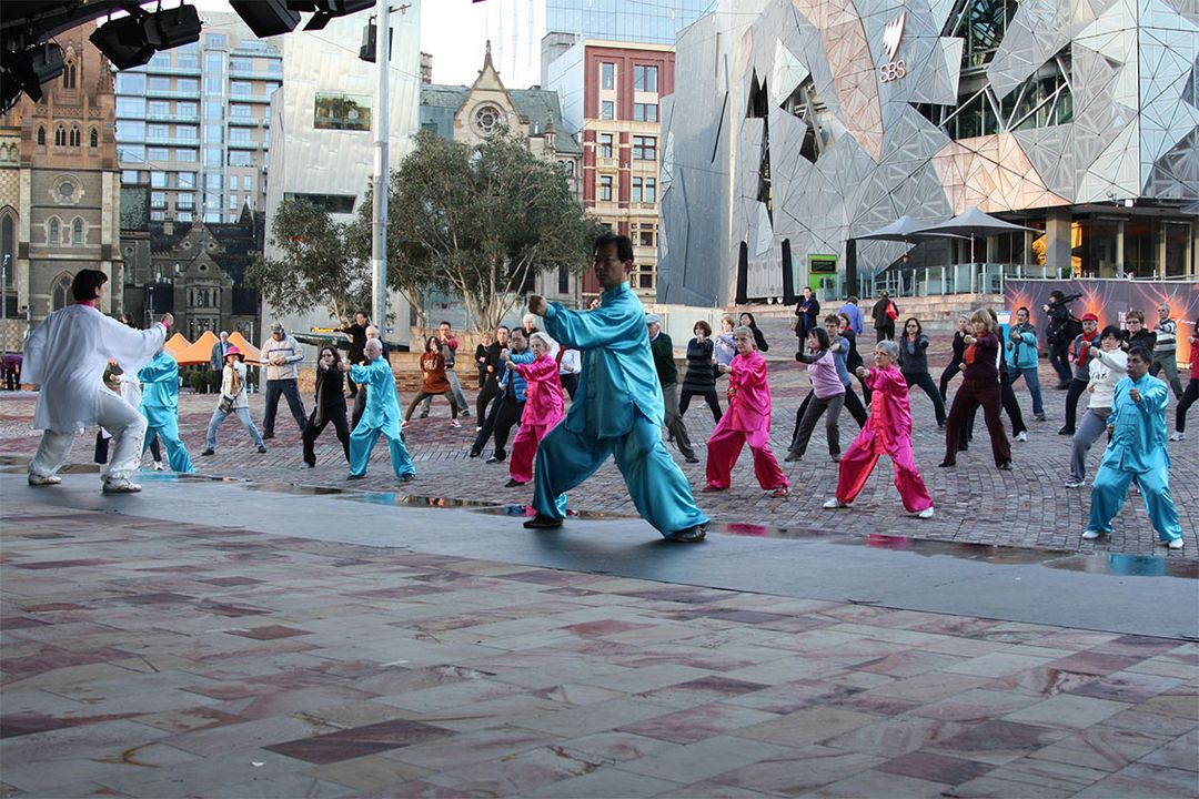Celebration of the 20th Anniversary of Tai Chi at Fed Square | Tai Chi ...