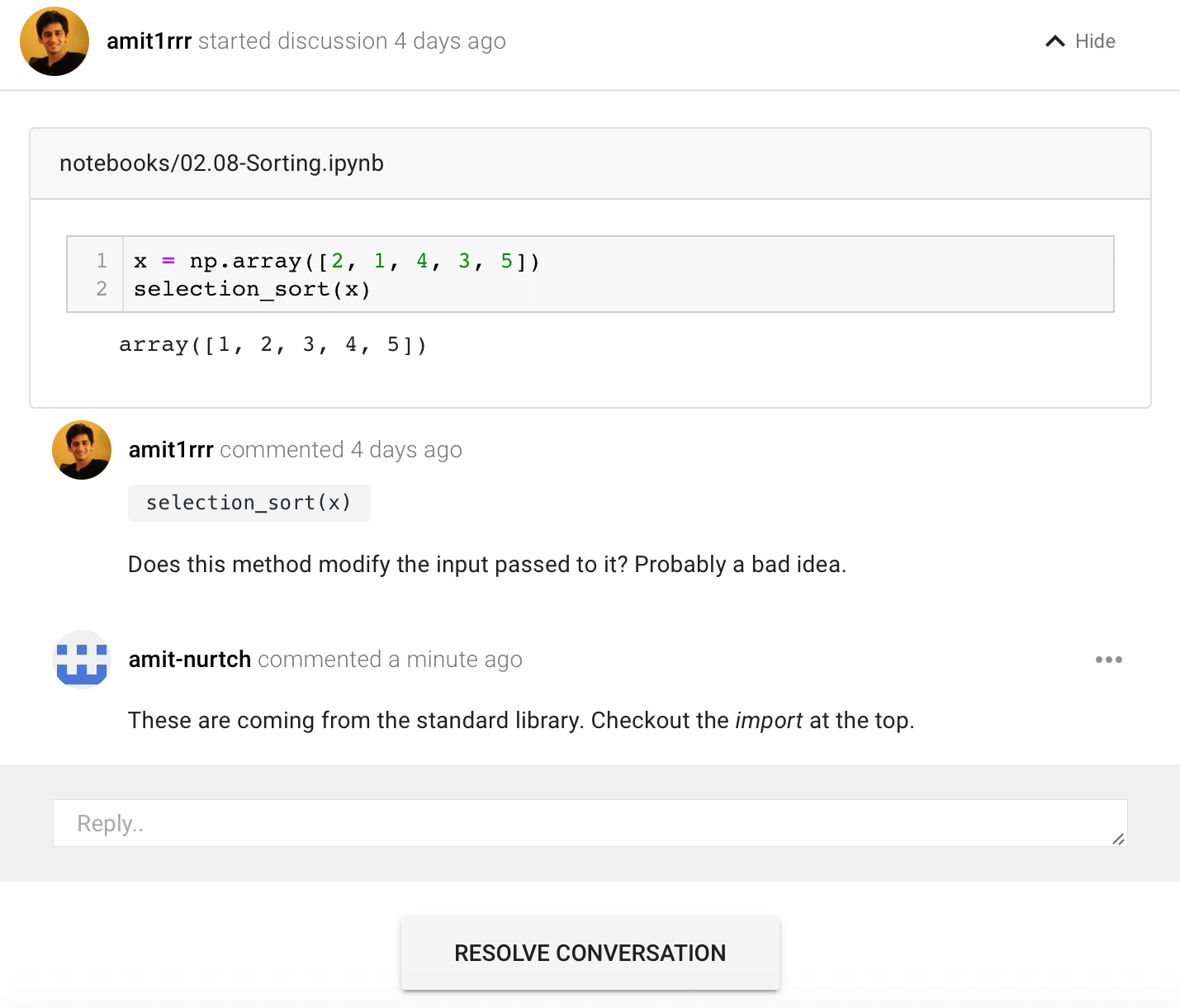 ReviewNB - Jupyter Notebook Code Reviews & Collaboration