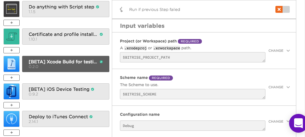 iOS CI/CD on Bitrise