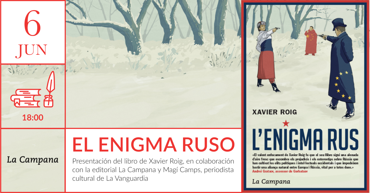 Café literario: El enigma ruso – Presentación del libro de Xavier Roig ...