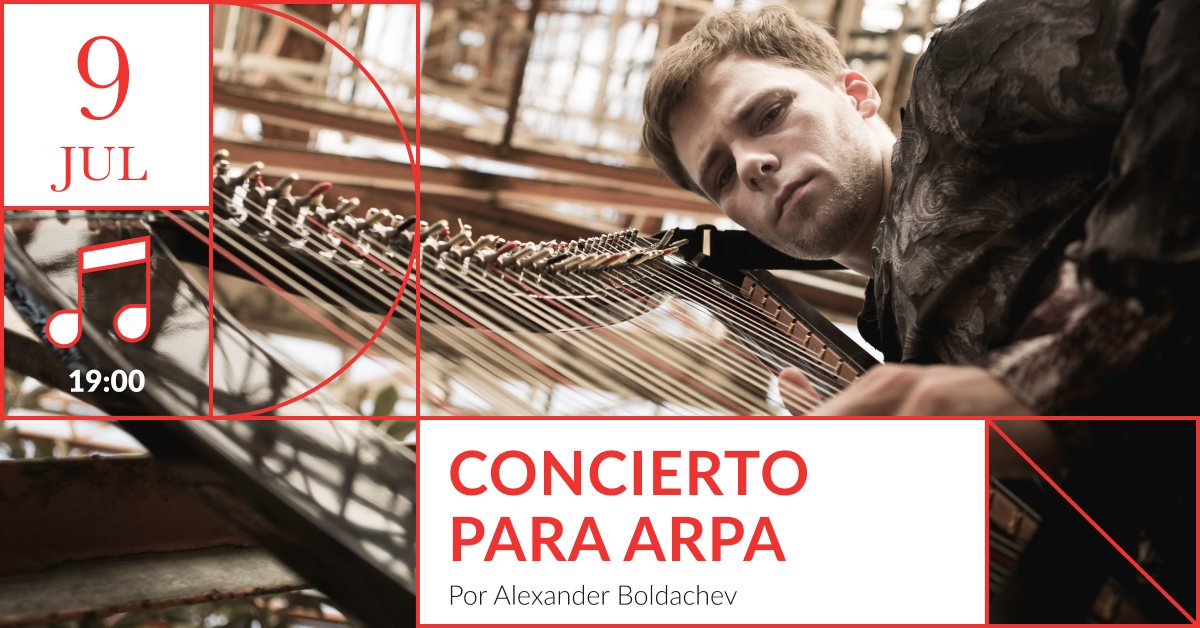 Concierto: Concierto extraordinario para arpa – Por Alexander Boldachev