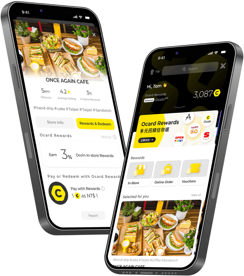 Ocard Rewards 多元點數回饋計畫｜跨國、多通路樂享回饋