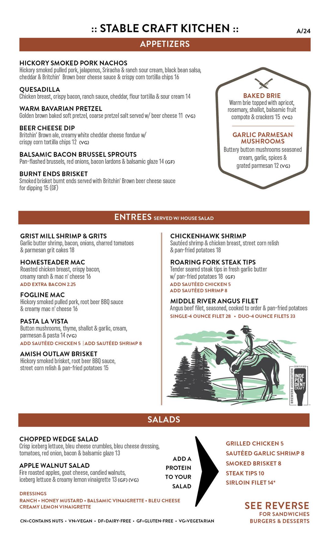 New Menu Coming