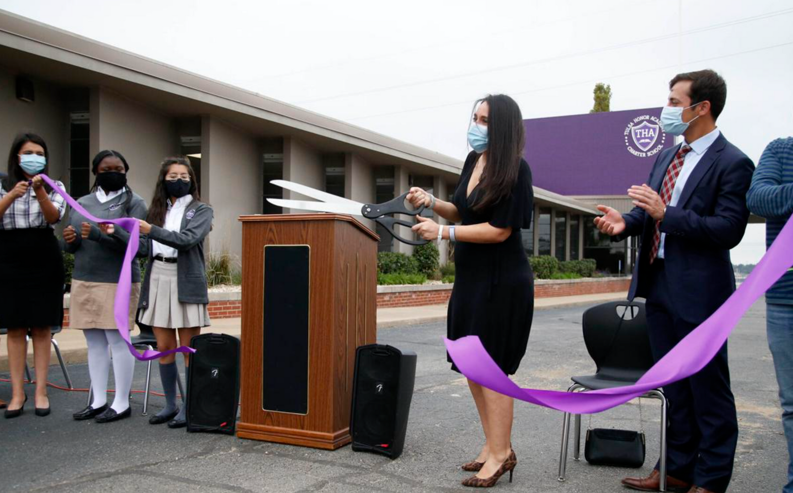 Tulsa Honor Academy celebrates completion of phase one of facility