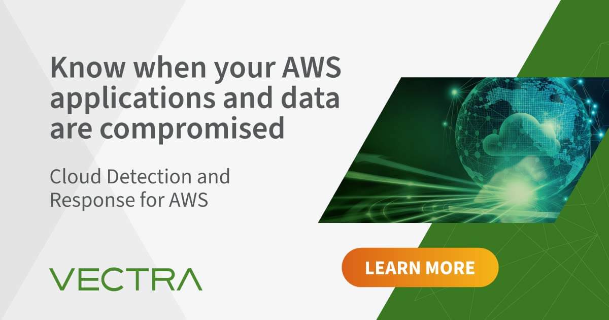 Cloud Threat Detection for AWS - Vectra CDR