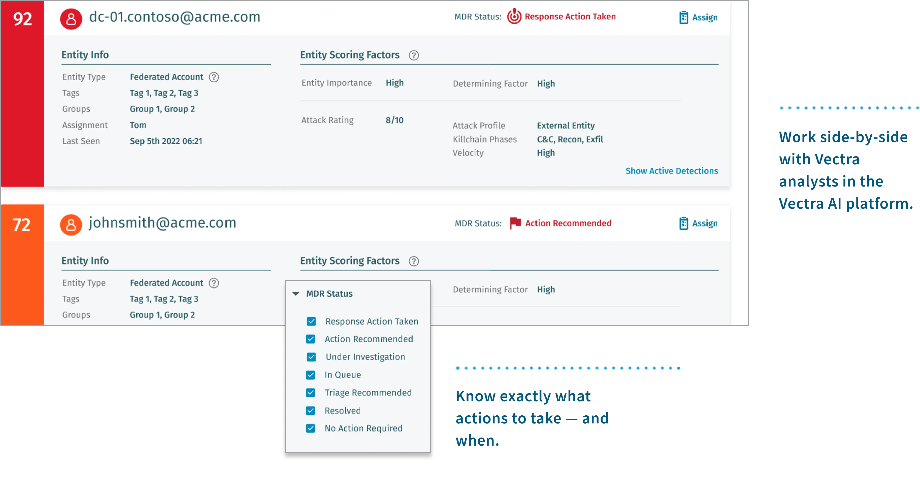 Vectra Managed Detection and Response (MDR) Services - Vectra AI