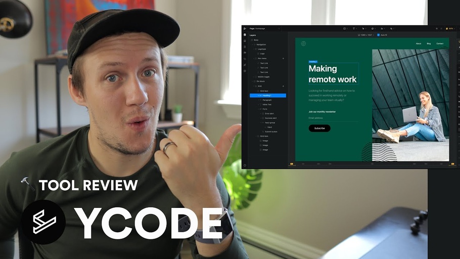 Ycode - Best Webflow Alternative? | No Code Tools Review | connorfinlayson.com