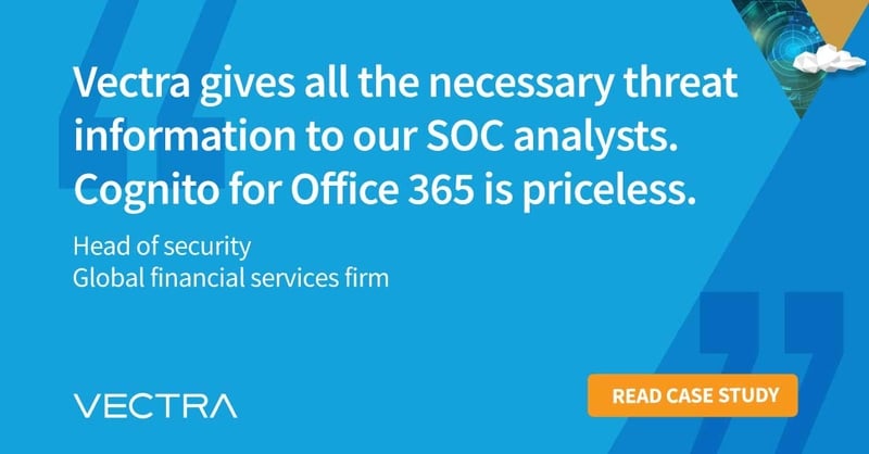 Cybersecurity Solution for Finance | Vectra AI