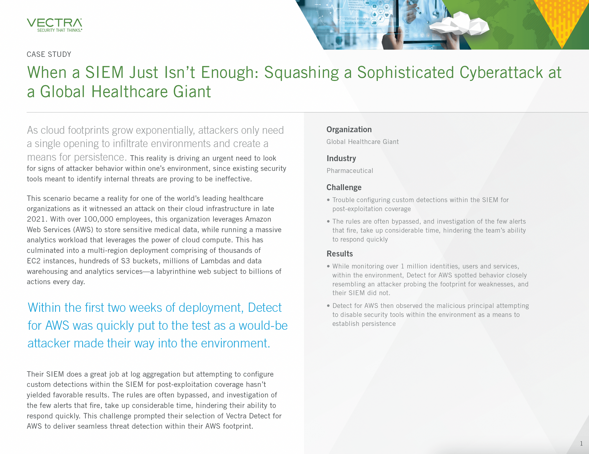 Appliance and Sensor Specifications | Vectra AI