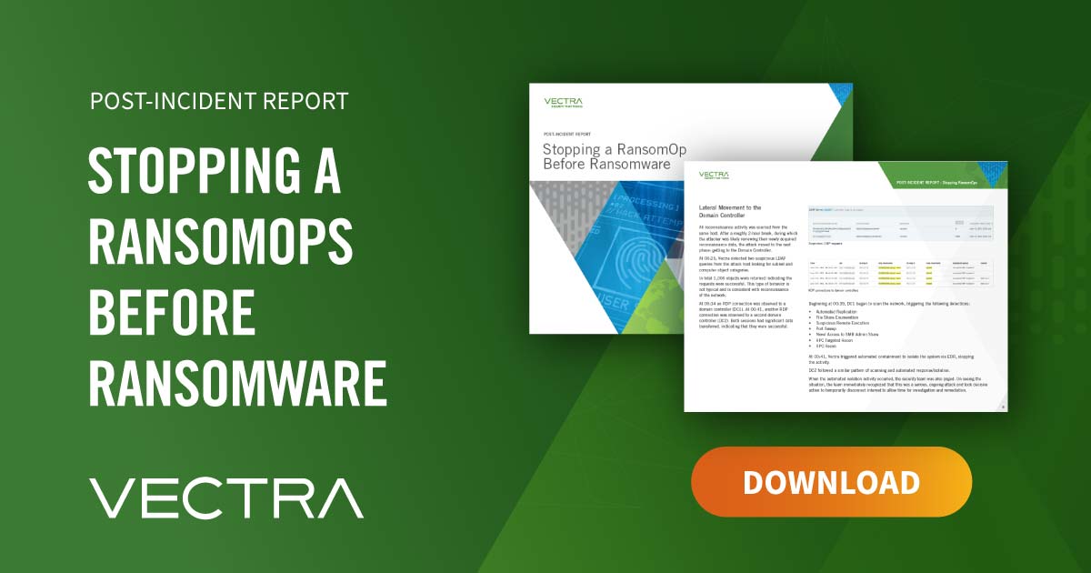 Cybersecurity Solution for Manufacturing | Vectra AI