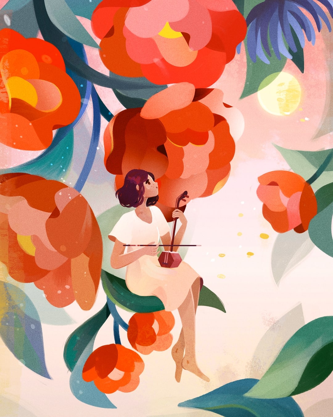 Adobe Capture & Fresco: "In Full Riotous Bloom" | by Alice Lee