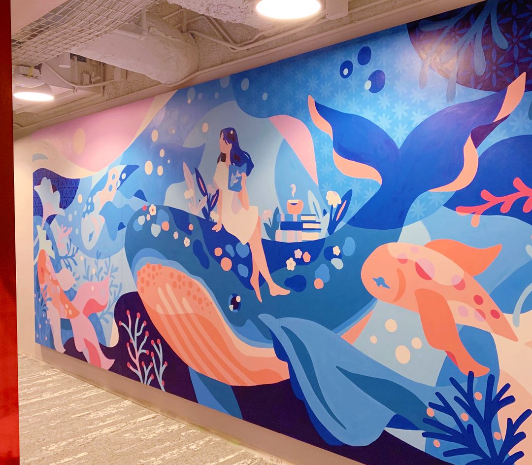 Dreamscape — Autodesk mural | by Alice Lee