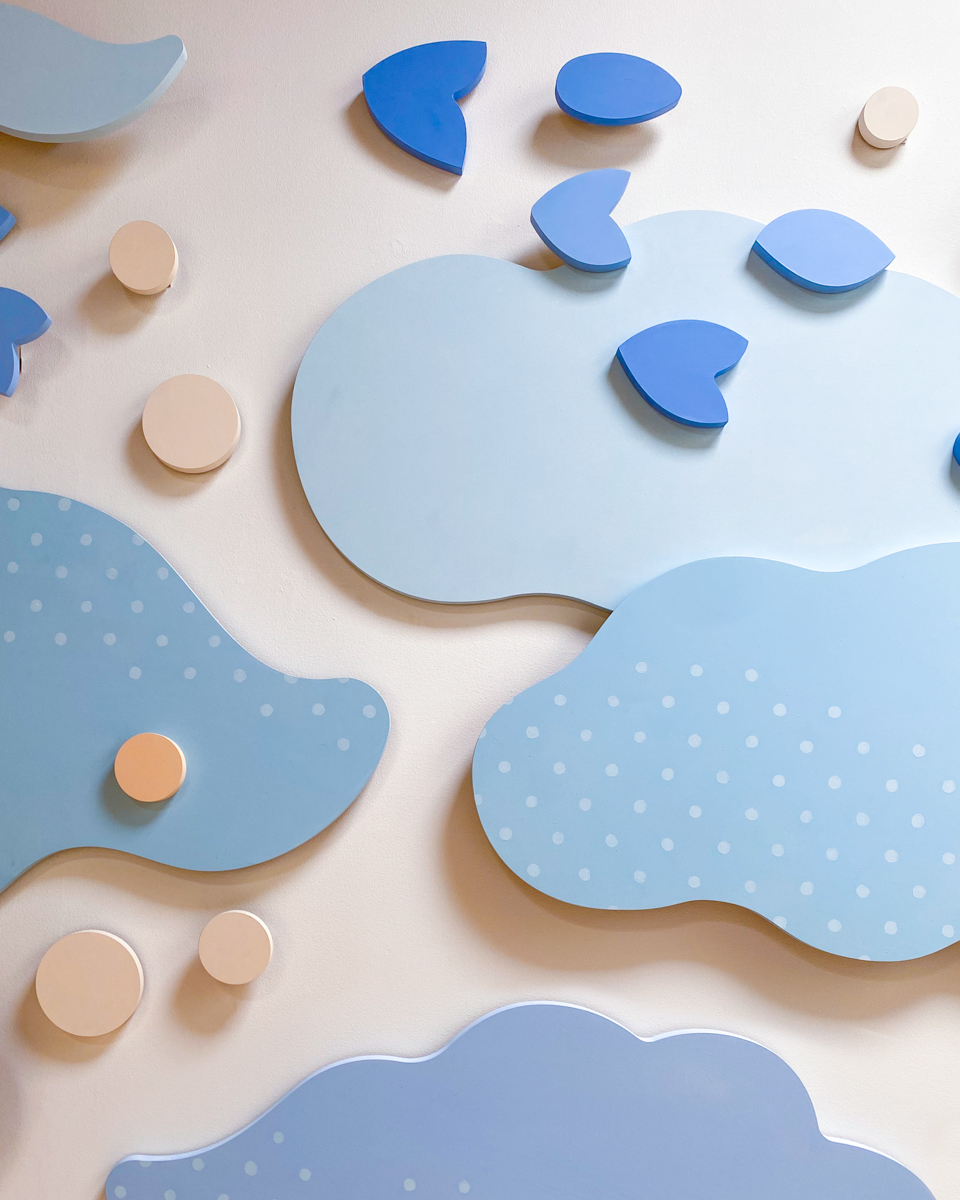 In the Clouds — Dimensional Mural | by Alice Lee