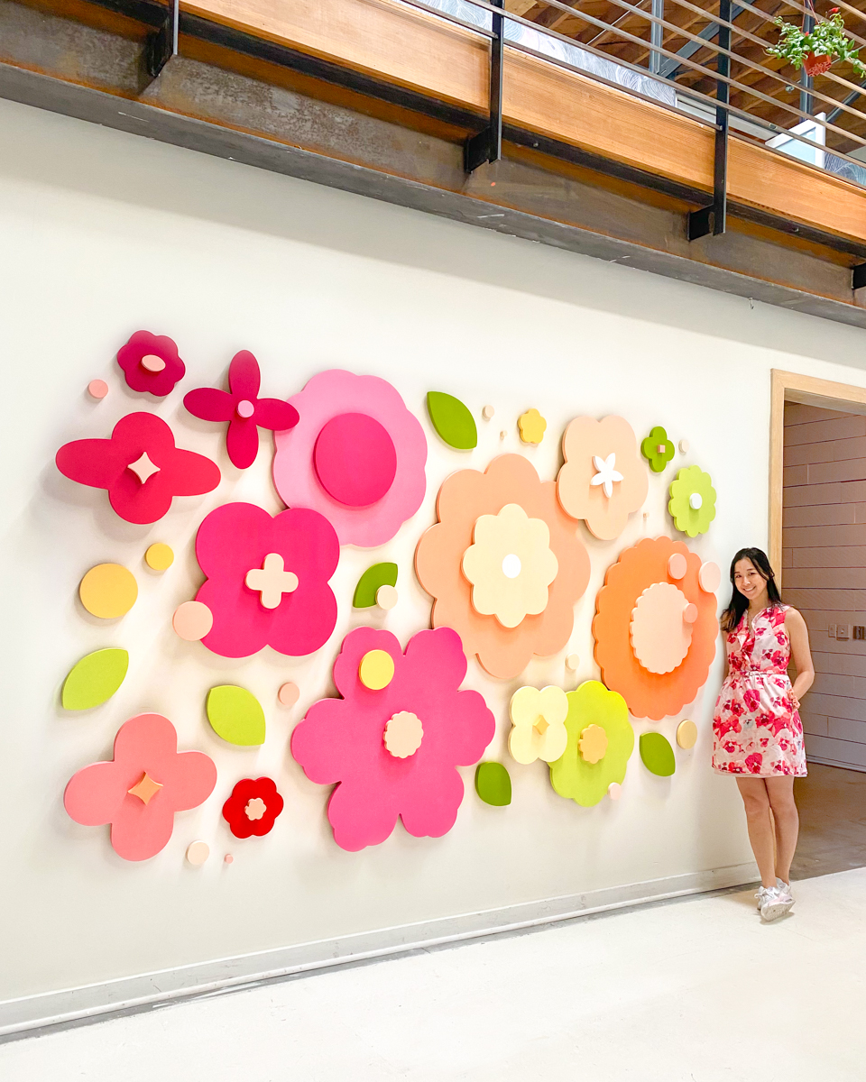 Sparkling Garden — Dimensional Mural | by Alice Lee