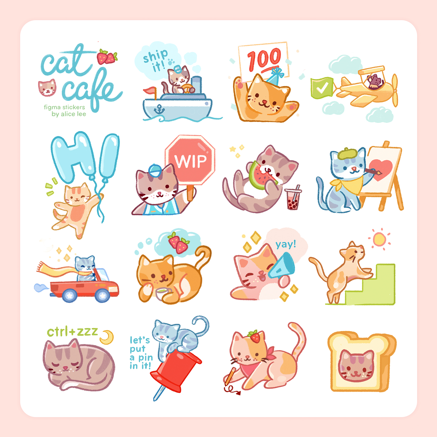 Cat Cafe — Figma | by Alice Lee