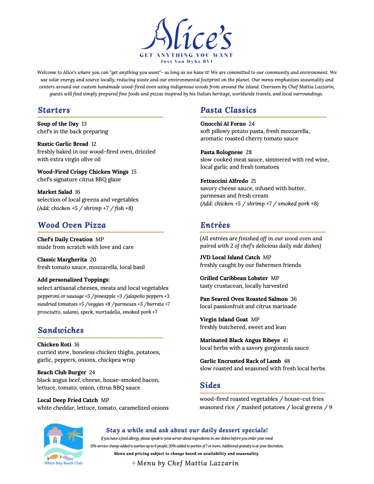 Get Anything You Want - Alice's Restaurant - White Bay Villas