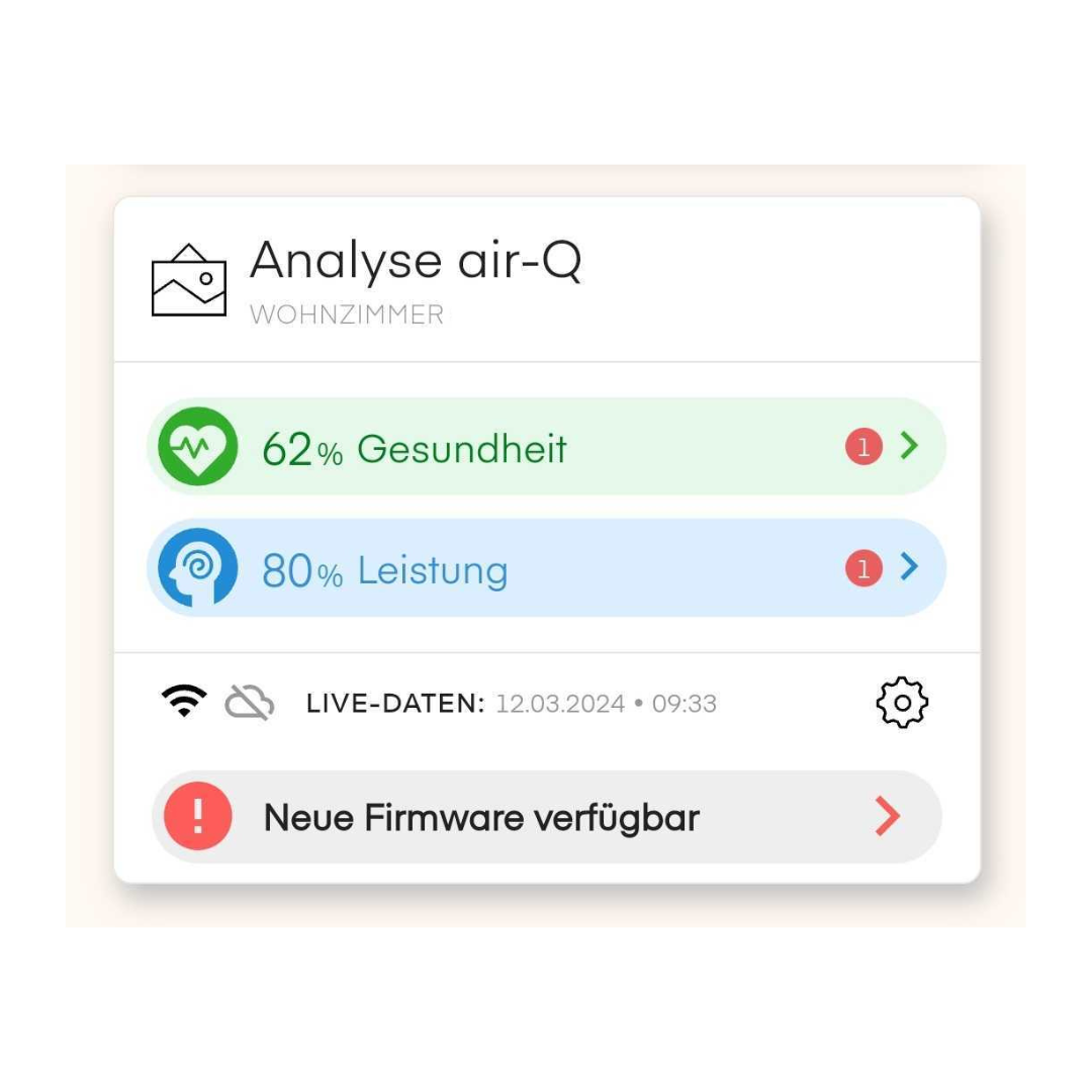 Neuerungen in unserer air-Q App | air-Q Blog