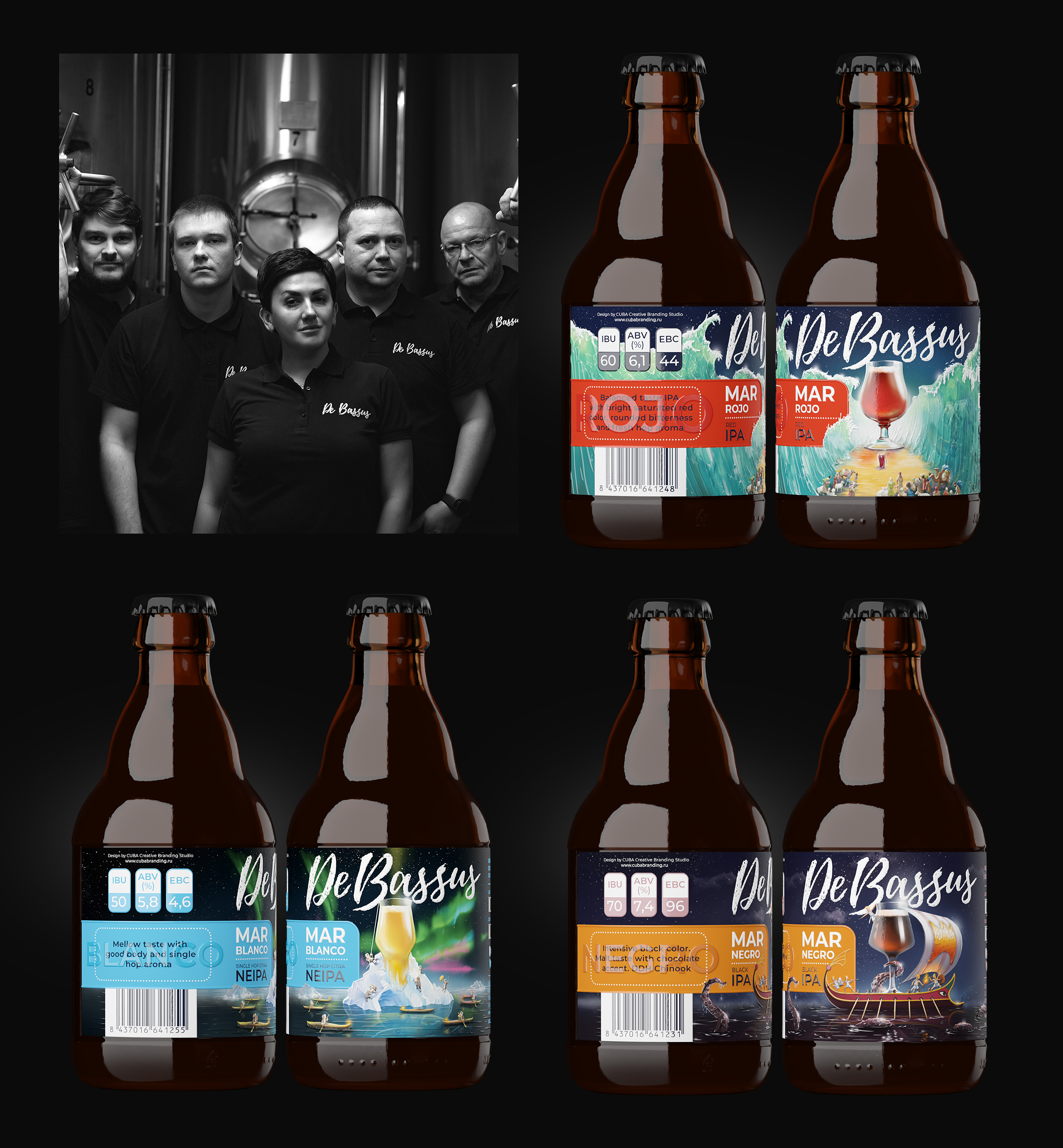 «Легенды трёх морей» для Barcelona Beer Festival 2019 — CUBA Branding