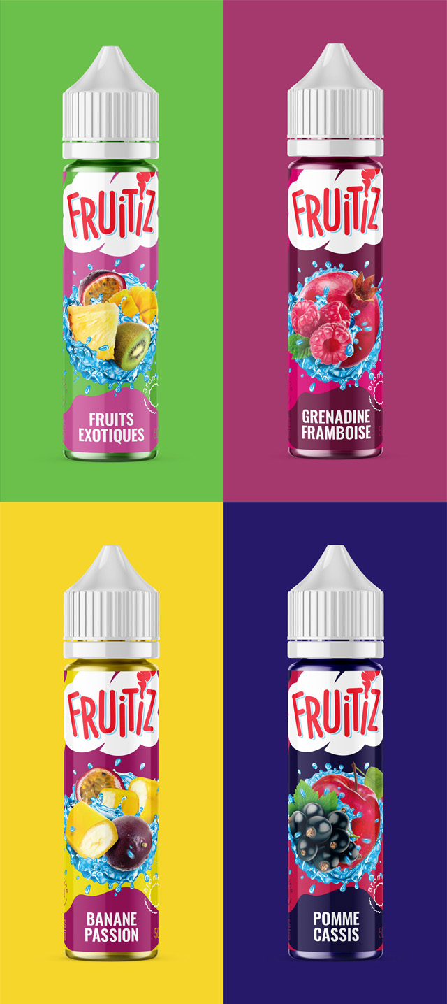 Fruitiz — вейпинг с французским акцентом — CUBA Branding