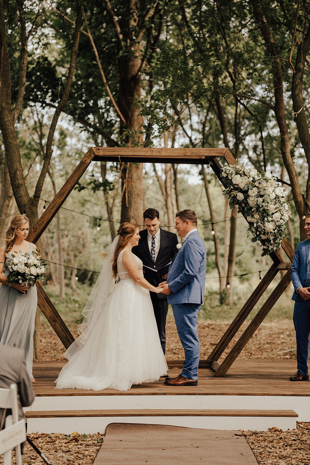 Kerry & Jake’s Boho Forest Wedding