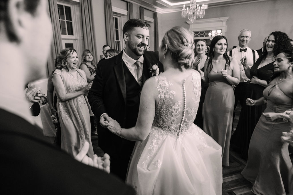 For their first dance, Justyna and Nick chose Yours by Russell ...