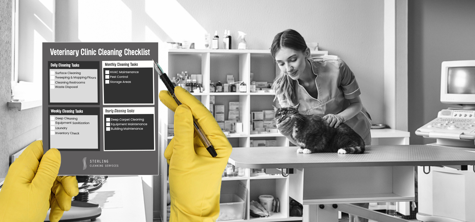 Veterinary Clinic Cleaning Checklist | Sterling Cleaning Services