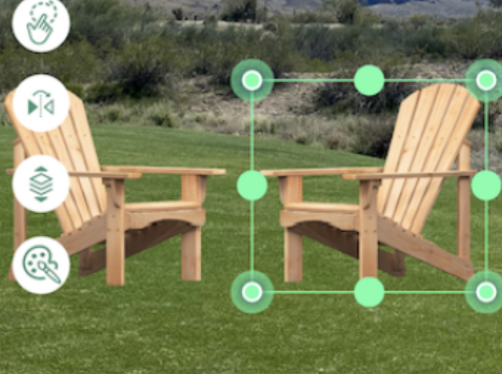 Arrange Layers : Move the selected image to the front or layer behind ...